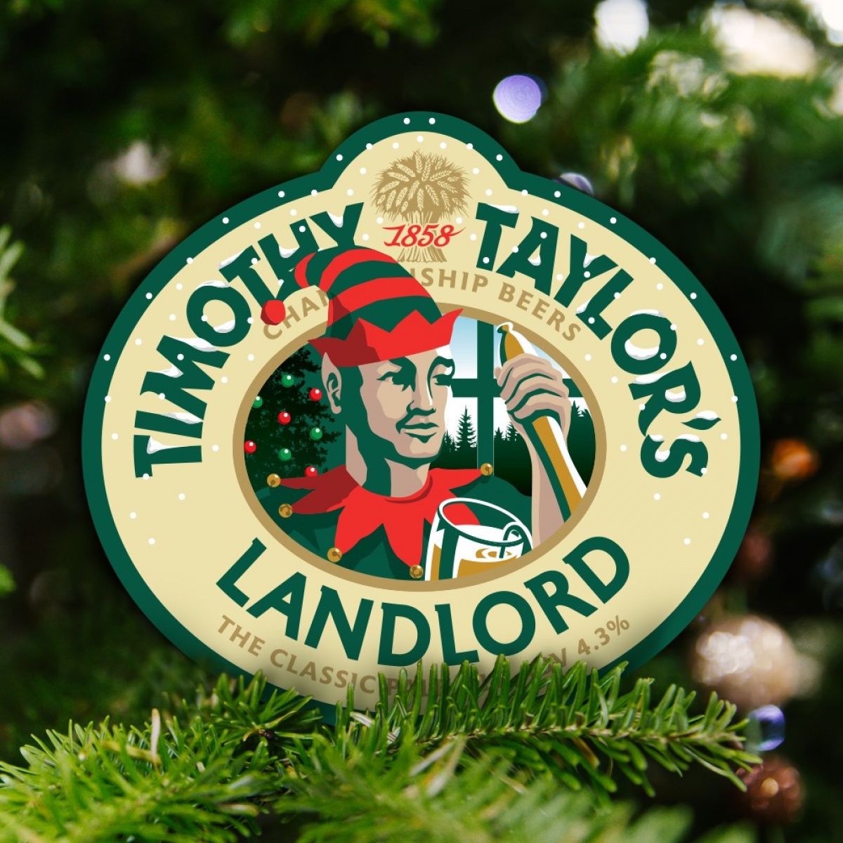 Christmas Pump Clips Now Available to Pubs | Timothy Taylor's