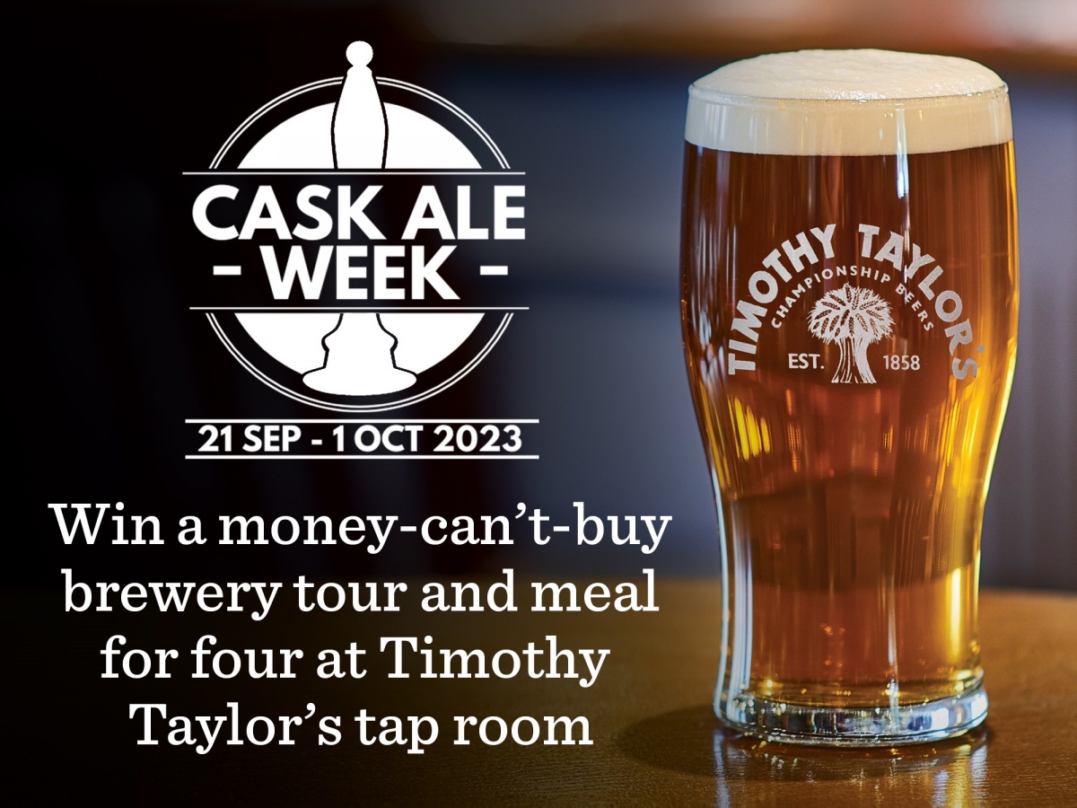 Win a Brewery Tour and Meal for Four at Our Tap Room, Taylor’s on the ...